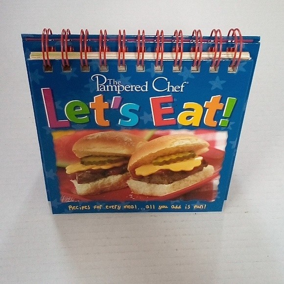 Pampered Chef | Other | Pampered Chef Lets Eat Cookbook | Poshmark